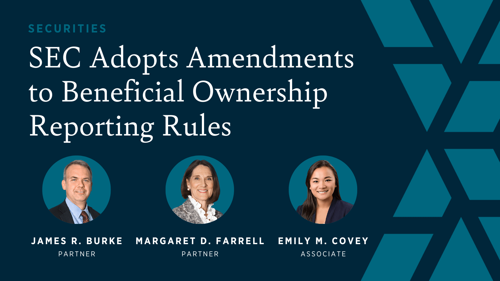 SEC Adopts Amendments to Beneficial Ownership Reporting Rules ... SEC Adopts Amendments to Beneficial Ownership Reporting Rules ...